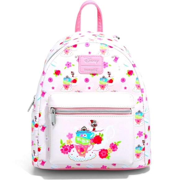 Loungefly | Bags | Loungefly Mini Backpack Cinderella Mice Tea Party ...